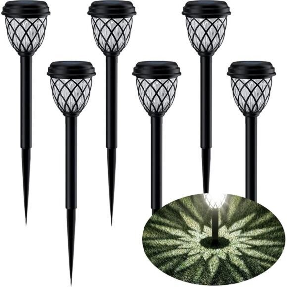 Holiday | Solar Lights Outdoor Waterproof Ip65 Garden Path Lights 6 ...